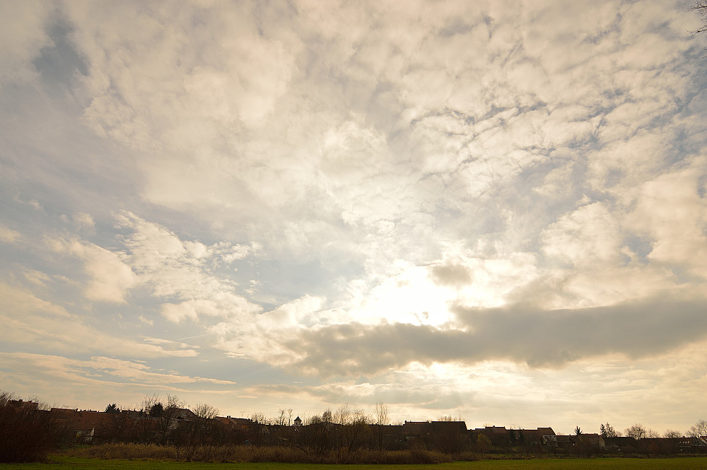 Photo #189 with sky, many-clouds, sunset, sun | FlyingArchitecture