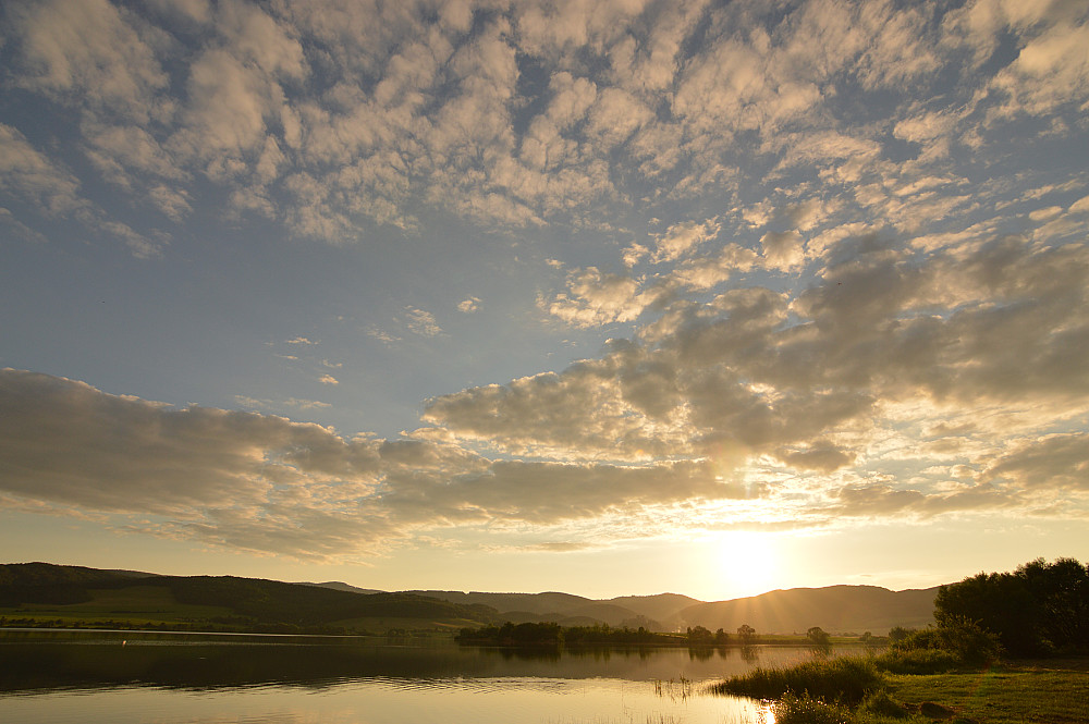 Photo #297 with sky, medium-clouds, sunset, sun | FlyingArchitecture