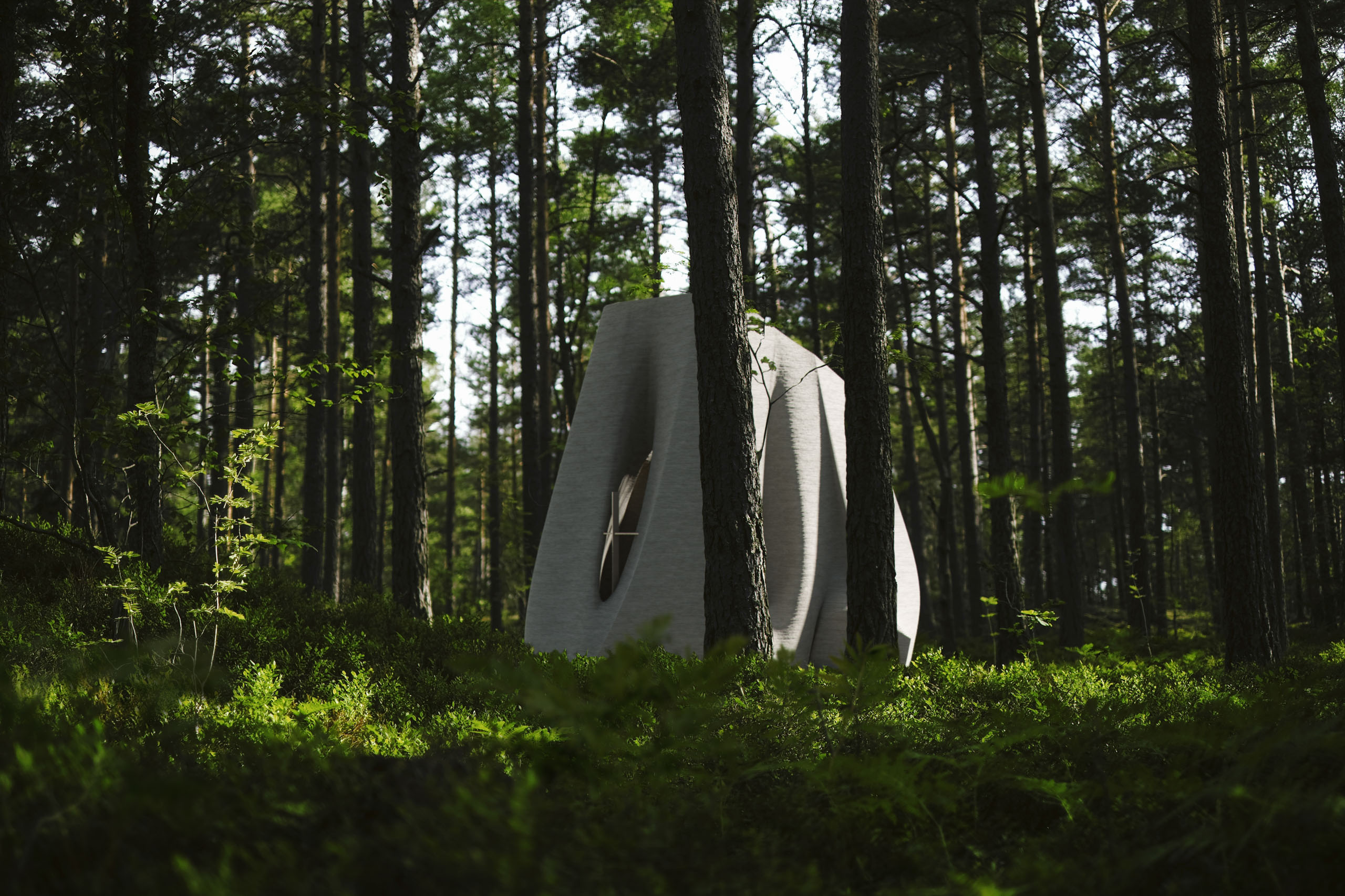 3D printed concrete architecture | FlyingArchitecture