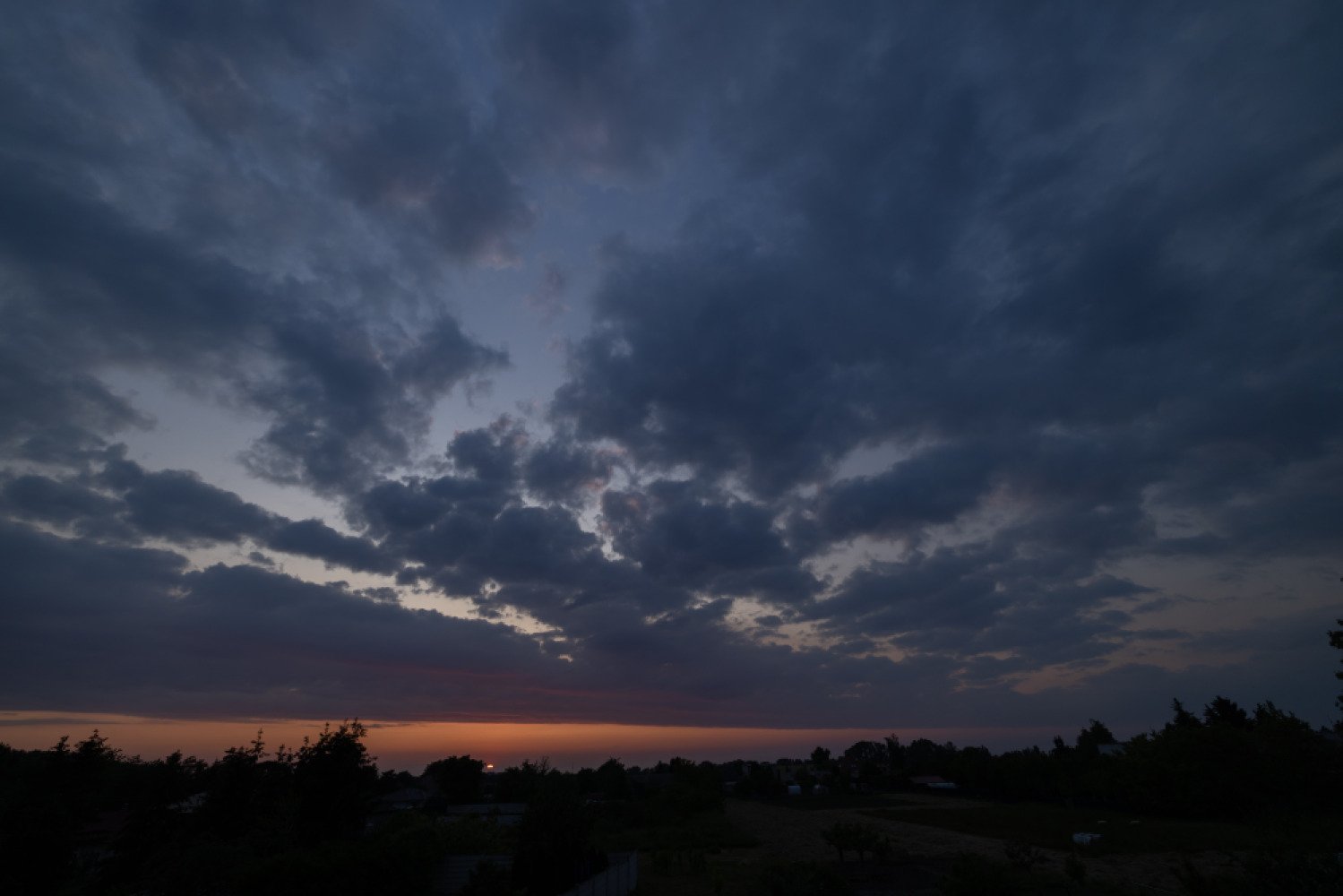Photo #3760 with sky, clouds, medium-clouds, dusk | FlyingArchitecture