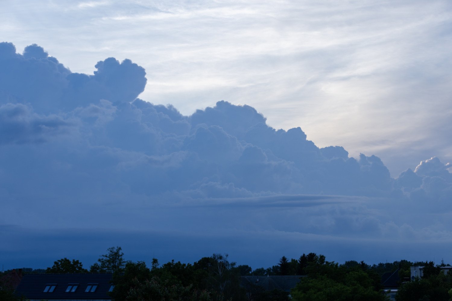 Photo #3869 with sky, clouds, many-clouds, medium-clouds, dusk, sunset ...