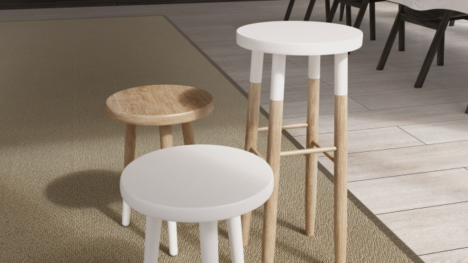 Hübsch stools | FlyingArchitecture